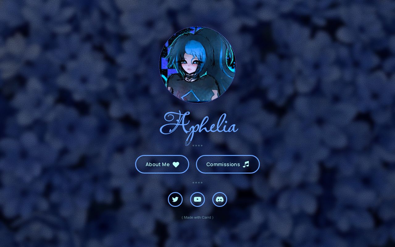 Aphelia's Carrd